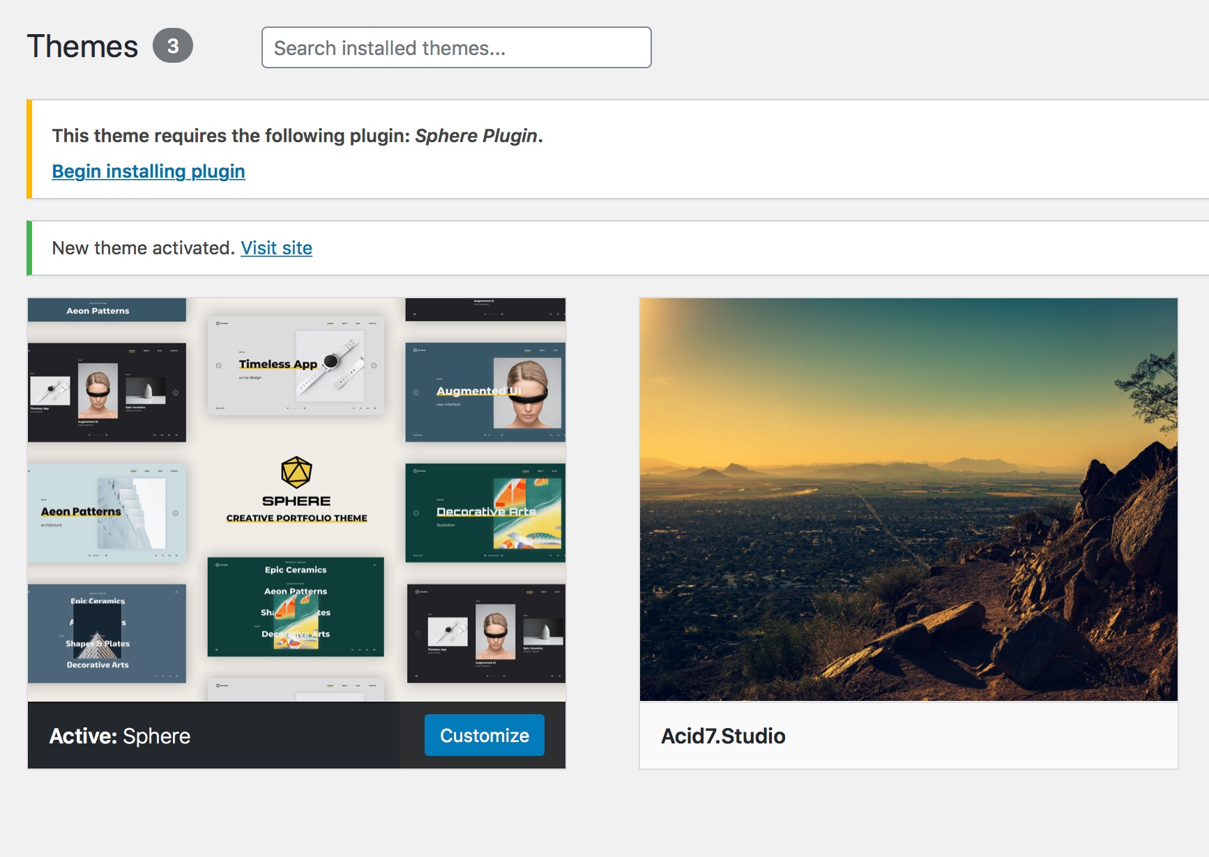 Installation – Acid7.Support
